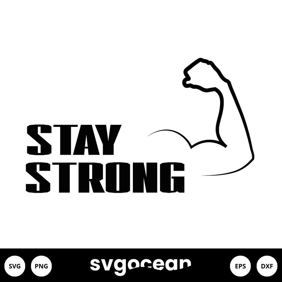 Strong SVG vector for instant download - Svg Ocean — svgocean