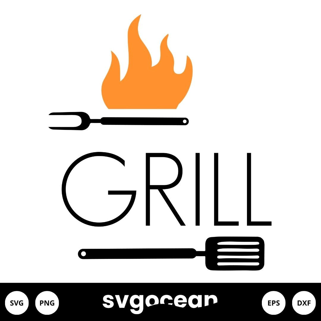 Grill SVG vector for instant download - Svg Ocean — svgocean