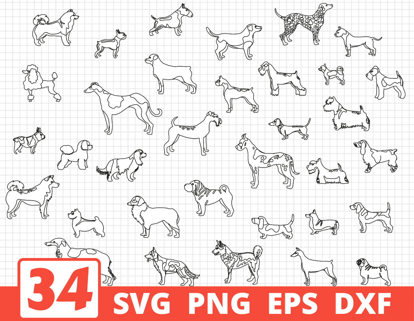 Dogs SVG bundle vector for instant download - Svg Ocean — svgocean