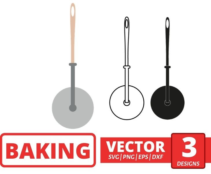 Pizza slicer SVG bundle vector for instant download - Svg Ocean — svgocean